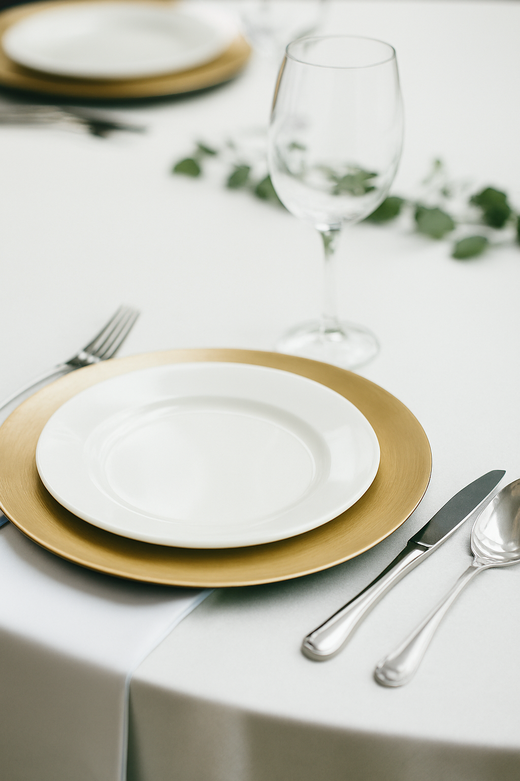Formal Dining Set – Plates, Glasses & Cutlery - Jaynel Events